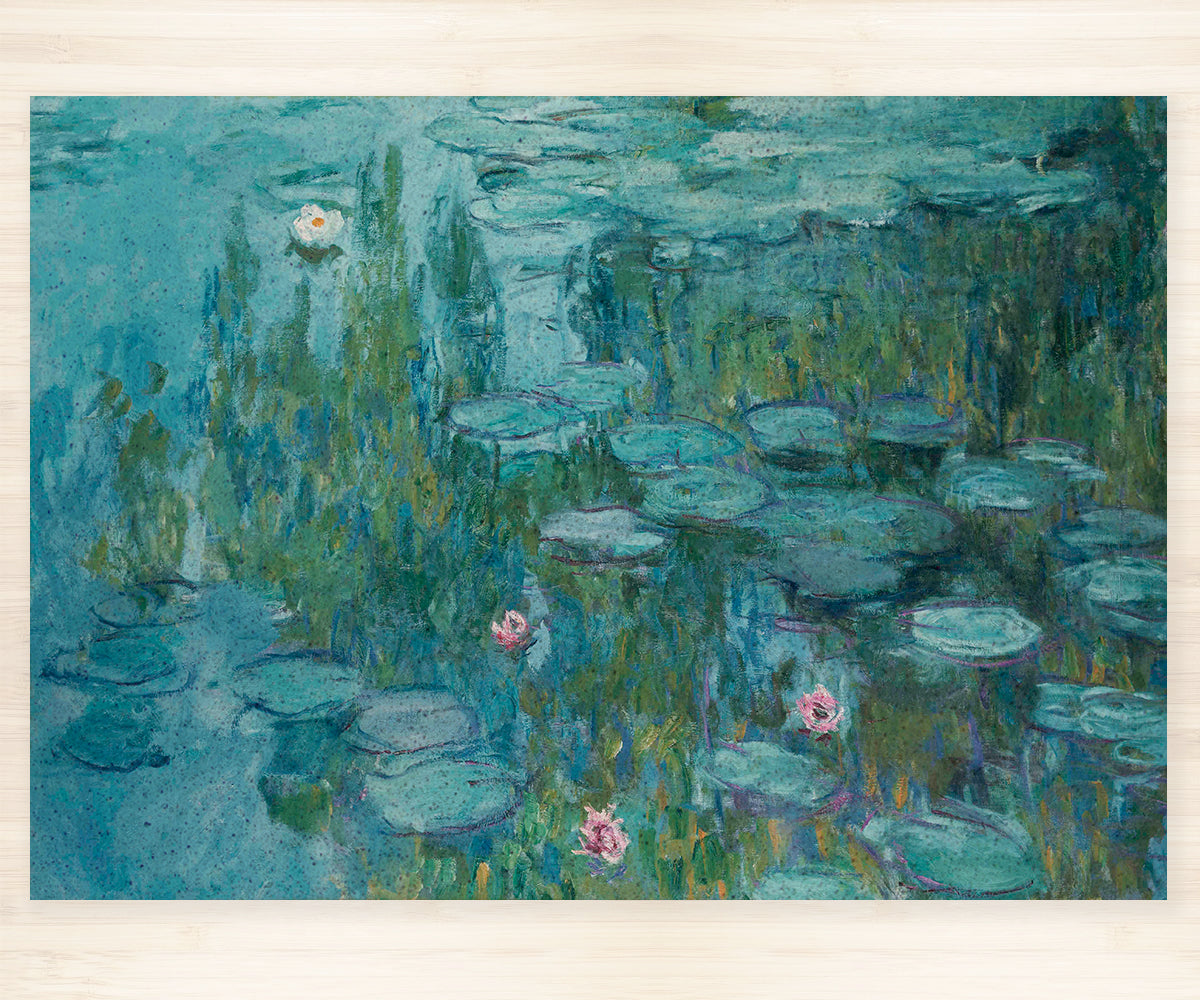 Monet Waterlily Entrance Door Mat, Cute Art Doormat, PVC Plastic Door ...