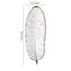 Nordic light luxury style ins golden feather plate retro jewelry plate ...