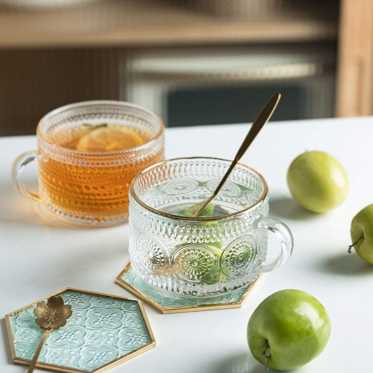 Nordic Elegant Glass Cups – Feblilac Store